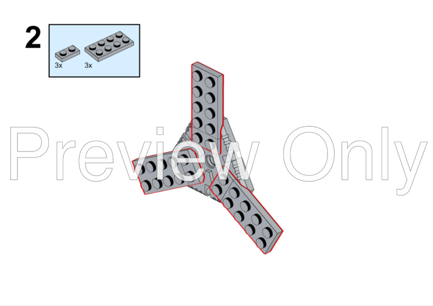 LEGO MOC TIE Phantom by monkeyulize | Rebrickable - Build with LEGO