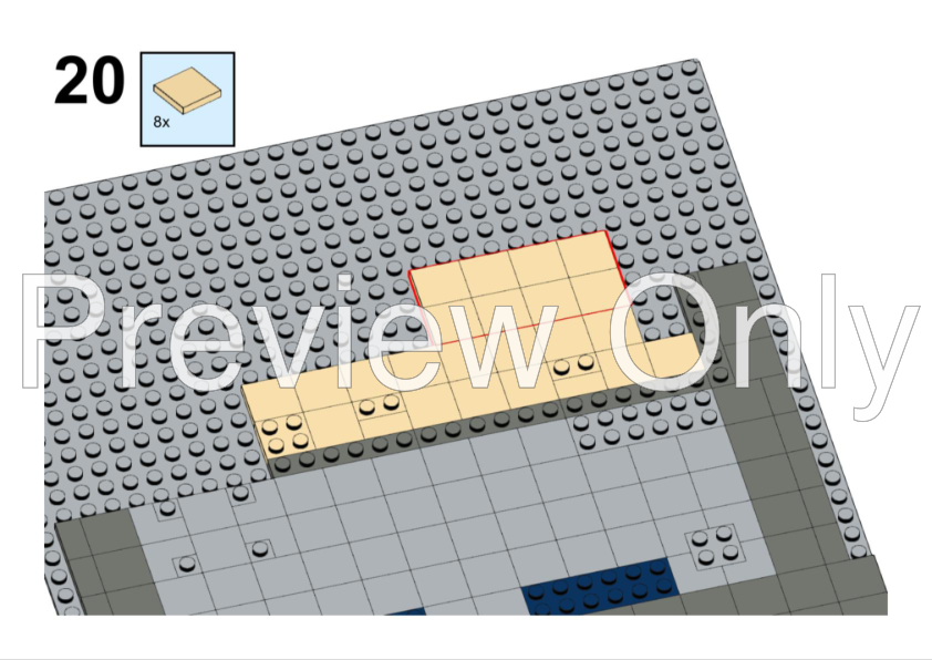 LEGO MOC Modular Gas Station by gabizon | Rebrickable - Build with LEGO