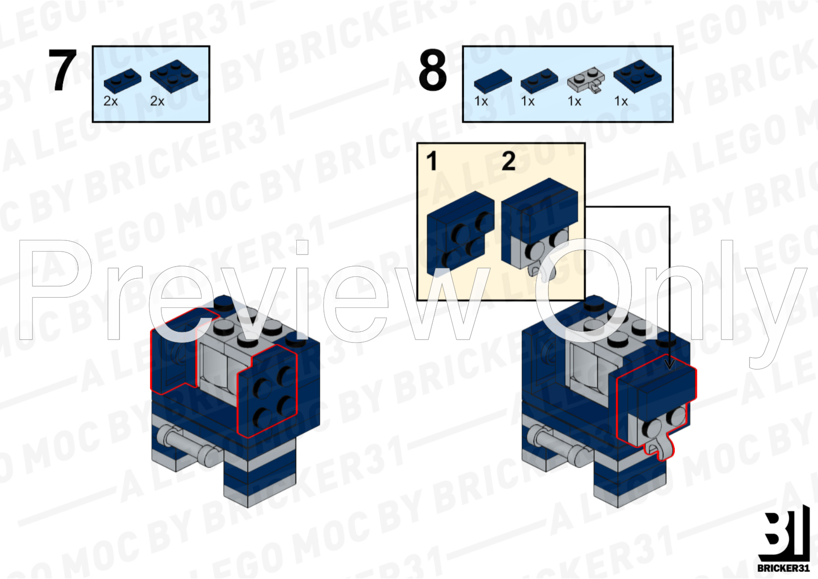 LEGO MOC MOC - Brickheadz SOUNDWAVE with mini Laserbeak by Bricker31 ...