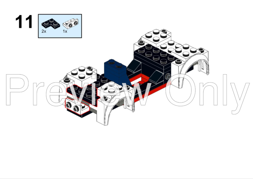 LEGO MOC safety car by Spolly | Rebrickable - Build with LEGO