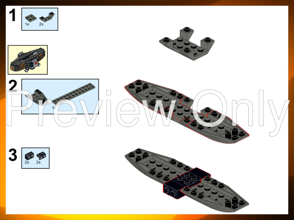 LEGO MOC Space Freighter "Theta Minor" by brampf | Rebrickable - Build ...