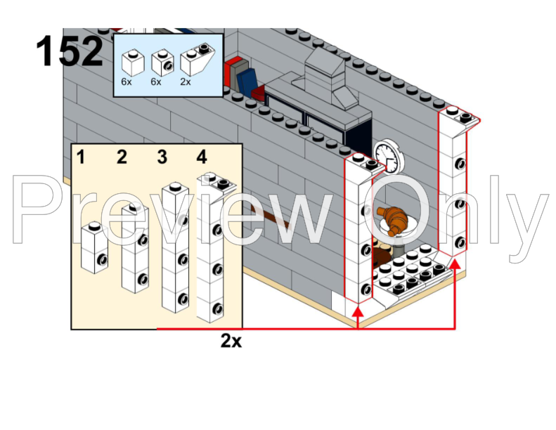 LEGO MOC Downtown Paint Shop by GIB Studios | Rebrickable - Build with LEGO