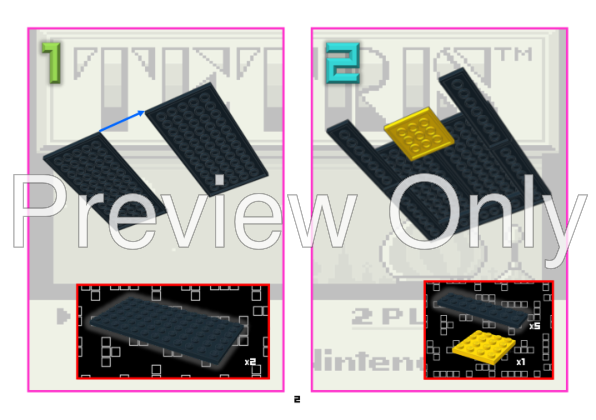 LEGO MOC Tetris Frame by Thierry | Rebrickable - Build with LEGO