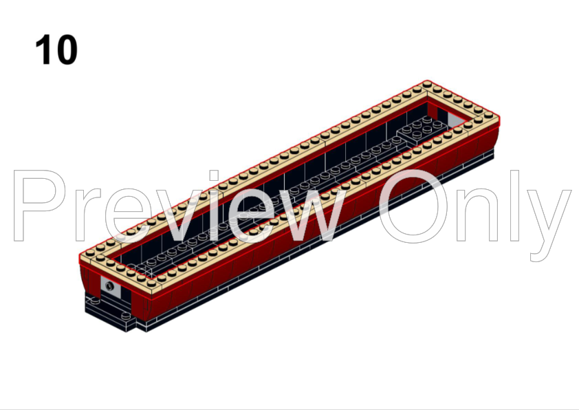 LEGO MOC Express Coaches by WoodenToby | Rebrickable - Build with LEGO