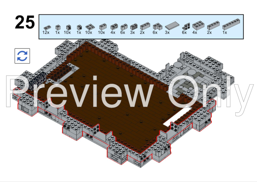 LEGO MOC Norman Keep by brickinger_ | Rebrickable - Build with LEGO