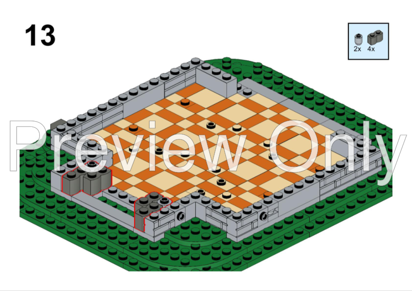 LEGO MOC Lion Knights' Church (fitting to 10305) by lux.bricks ...