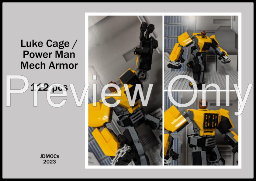 LEGO MOC Luke Cage / Power Man Mech Armor by Bricks and Capes ...