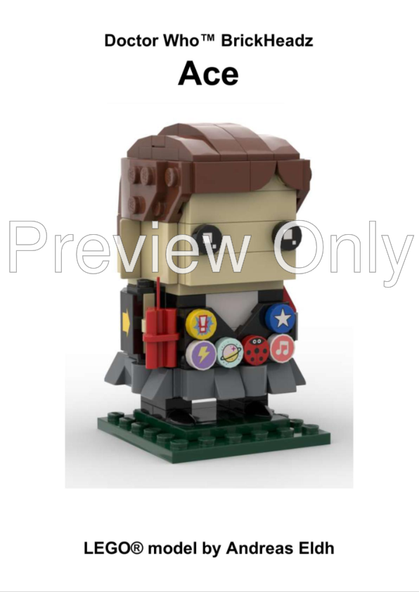 LEGO MOC Doctor Who: Ace by Andreas_Eldh | Rebrickable - Build with LEGO