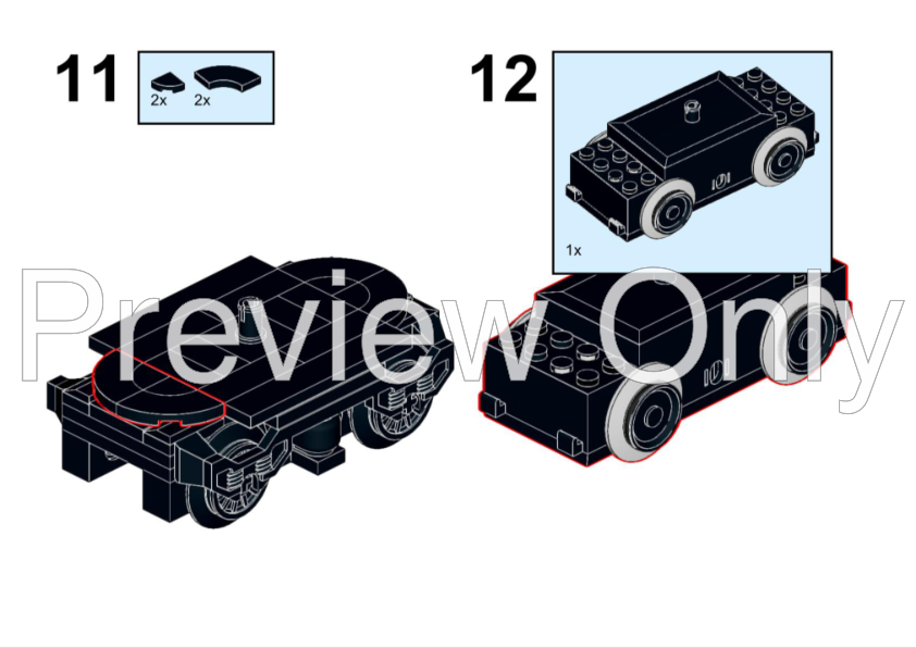 LEGO MOC Swiss Regional Train by Handers | Rebrickable - Build with LEGO