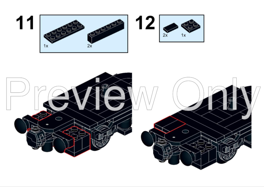 LEGO MOC Swiss Regional Train by Handers | Rebrickable - Build with LEGO