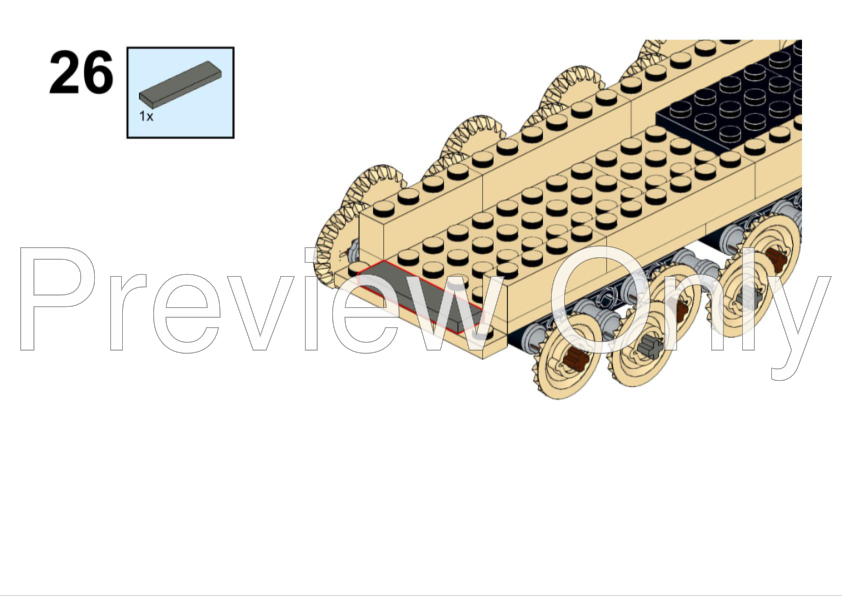 LEGO MOC Jagdpanther by Isubuilds | Rebrickable - Build with LEGO