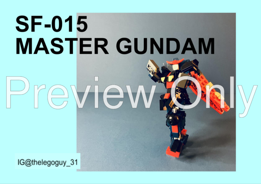 LEGO MOC SF-015 Master Gundam by TheLegoGuy31 | Rebrickable - Build with LEGO