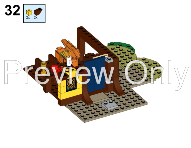 Lego Moc Guarded Inn 31120 Alternate Build By Evilmedieval