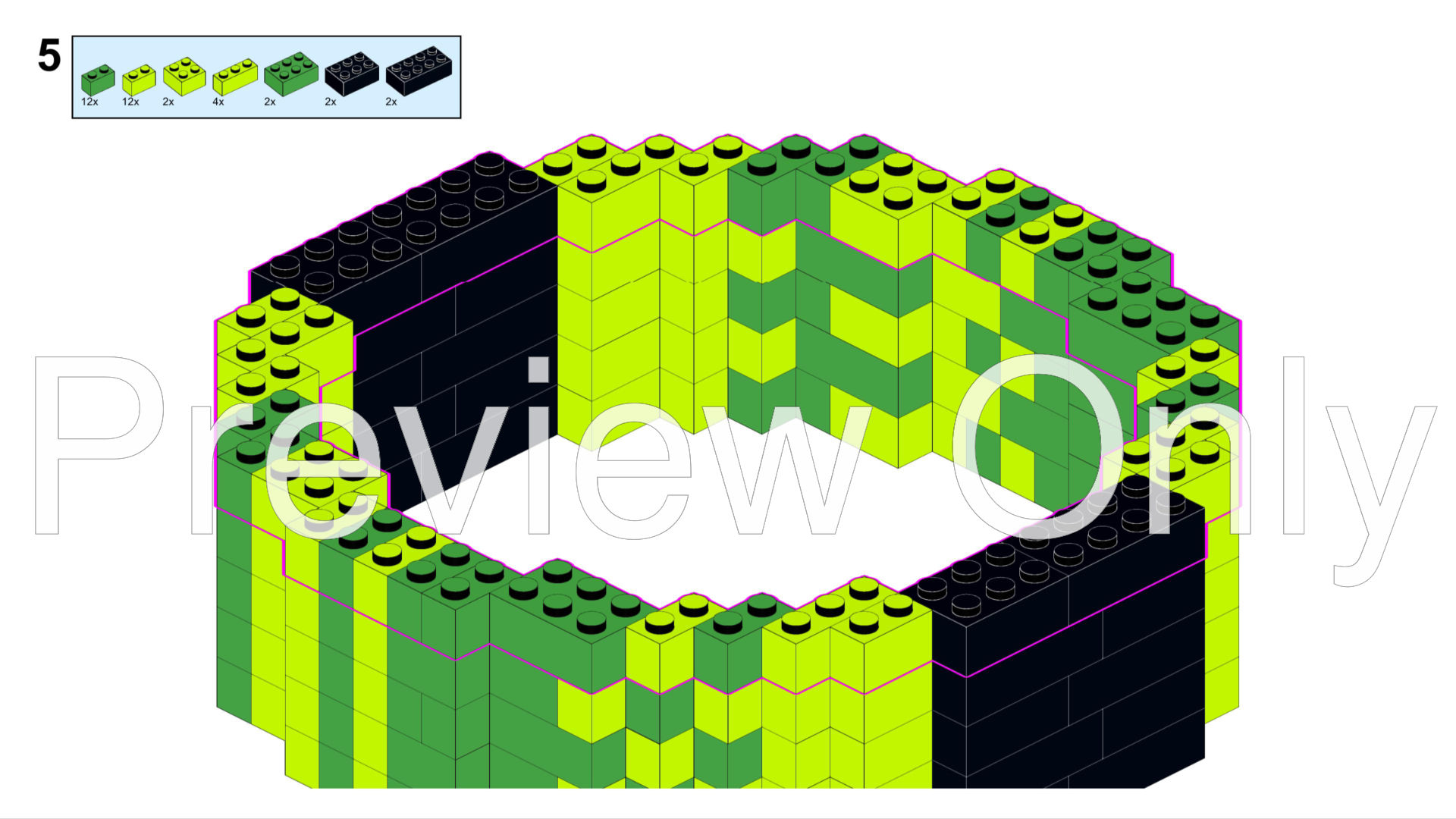 LEGO MOC Mario pen holder1 by xiaowang | Rebrickable - Build with LEGO