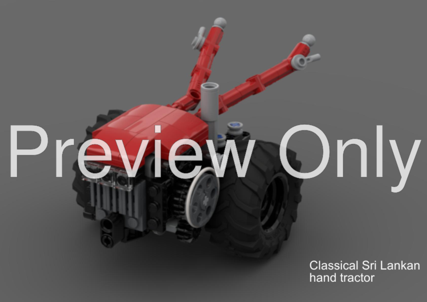 LEGO MOC Classical Sri Lankan hand tractor by Sanulanr | Rebrickable ...