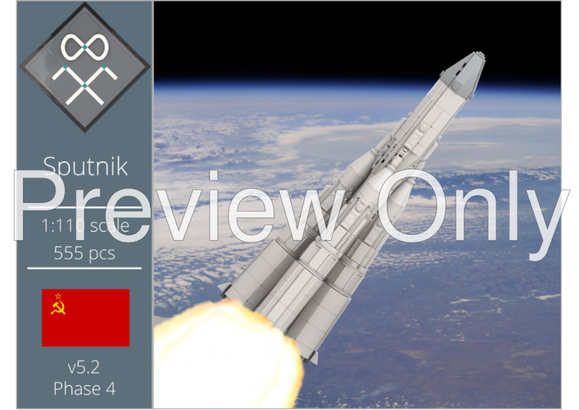 LEGO MOC 1:110 Soviet R-7 Family Collector’s Edition by Foggy0utri Design Bureau | Rebrickable ...