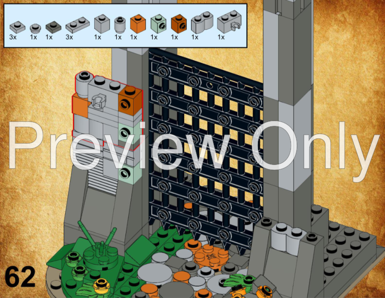 LEGO MOC Modular Black Falcon`s Castle by Legat_Of_Legion | Rebrickable ...