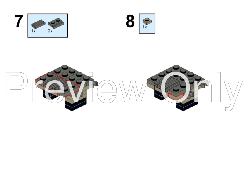 LEGO MOC Winston Zeddemore Brickheadz by FMbricks | Rebrickable - Build ...