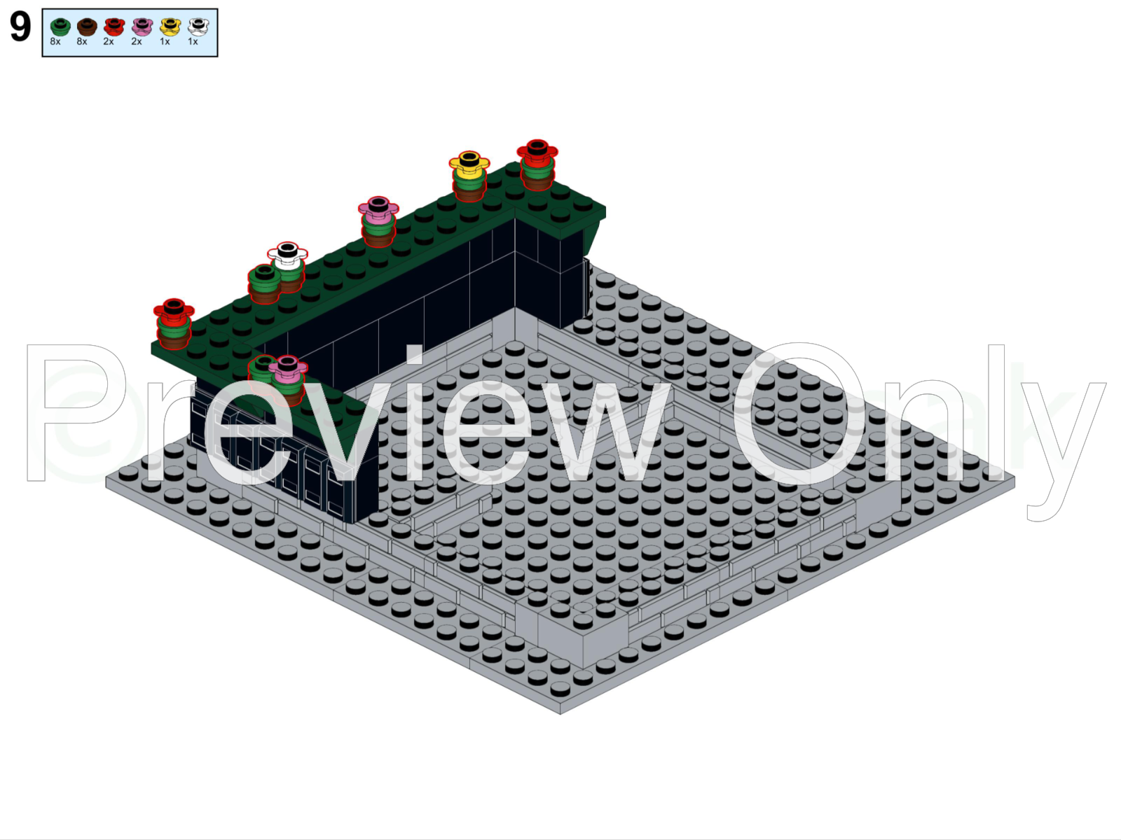 LEGO MOC Gatekeeper Cottage by habichtfreak | Rebrickable - Build with LEGO