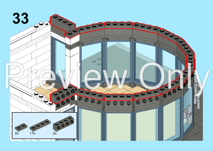 LEGO MOC Skyscraper by PriBri | Rebrickable - Build with LEGO