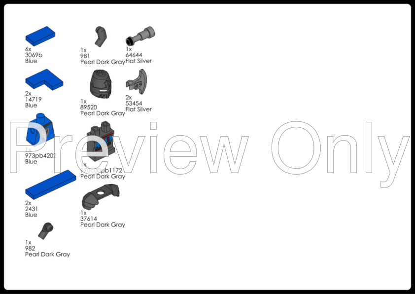 LEGO MOC Black Falcon Display with Moorish Style Floor Pattern by ...