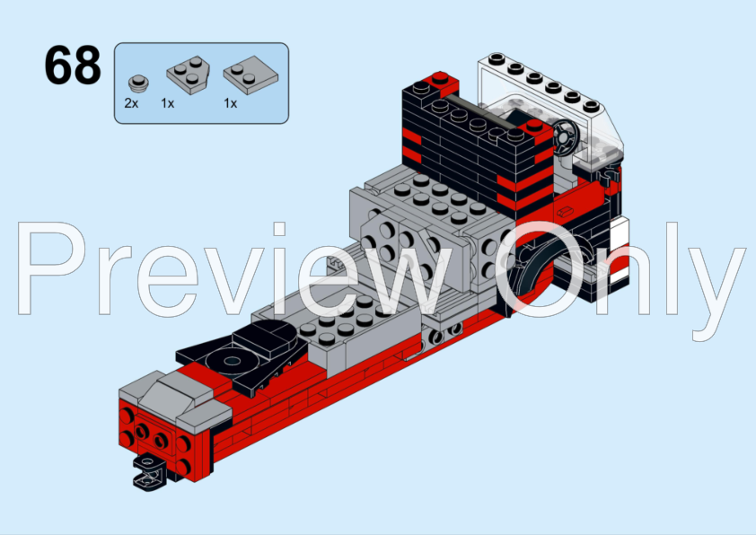 LEGO MOC 8x4 Semi-Tractor with Extendable Euro Low-Loader by ...