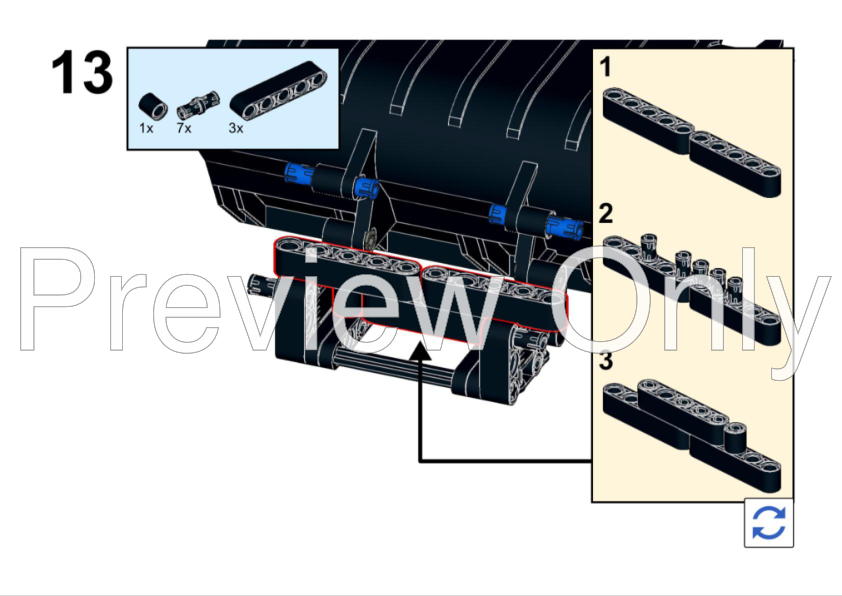 LEGO MOC Attachments for a Excavator by Lego_Technic_t. | Rebrickable ...