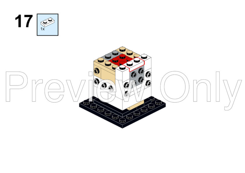 LEGO MOC-155198 Zeus Brickheadz by Desibricks | Rebrickable - Build ...
