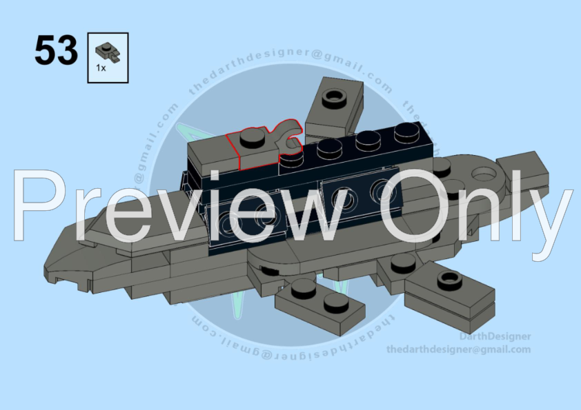 Lego Moc Lockheed Martin Rq 170 Sentinel 135 Scale By Darthdesigner