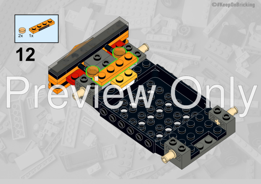 Lego Moc 76918 Musclecar By Keep On Bricking Rebrickable Build With