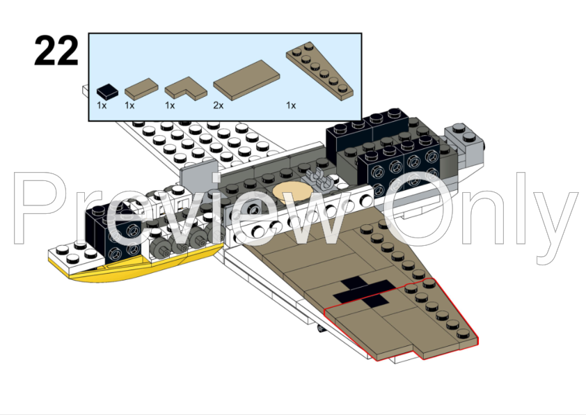 LEGO MOC LEGO WWII Aircraft The Messerschmitt Bf 109 F4 by ...