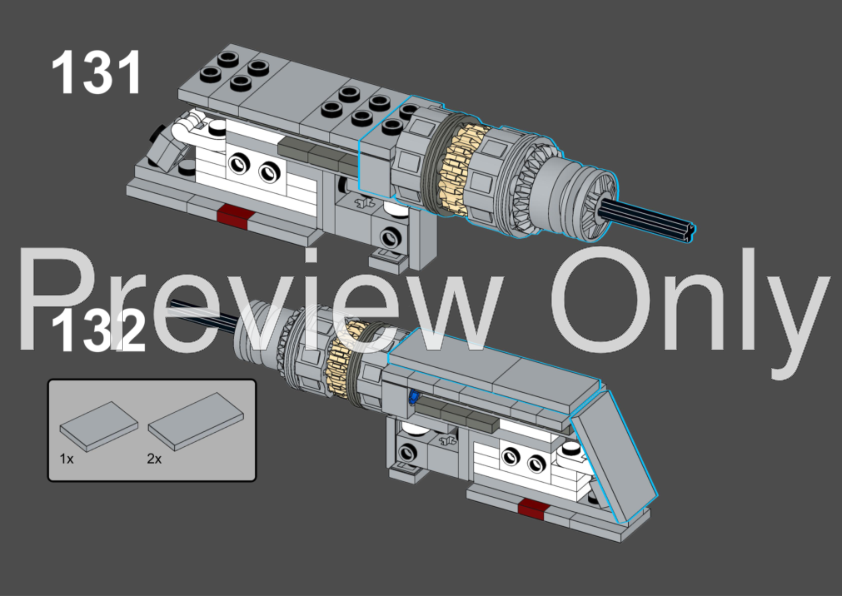 LEGO MOC Av-7 cannon by Badger_ | Rebrickable - Build with LEGO