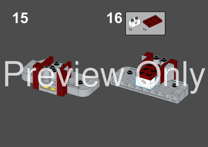 LEGO MOC Av-7 cannon by Badger_ | Rebrickable - Build with LEGO