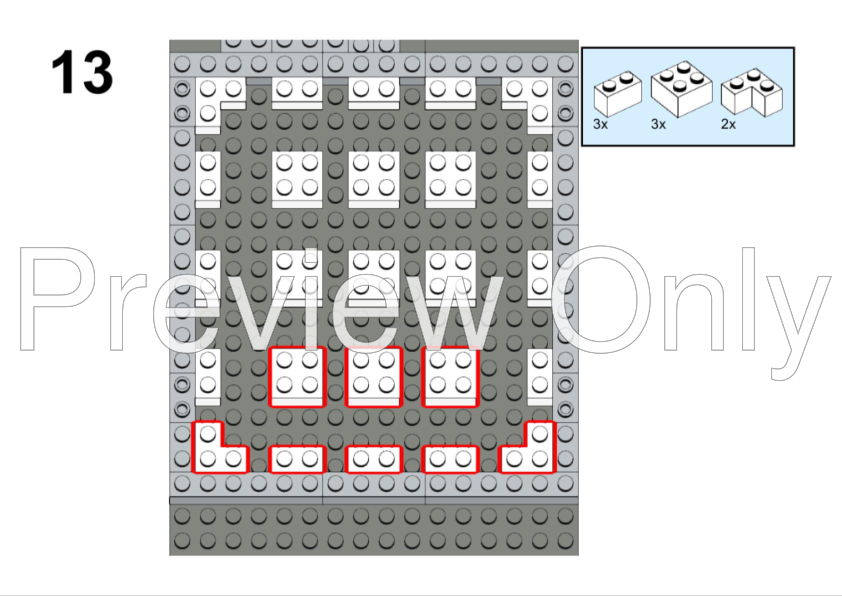 LEGO MOC Modular Brick Rowhome 2 by jkleinot | Rebrickable - Build with ...