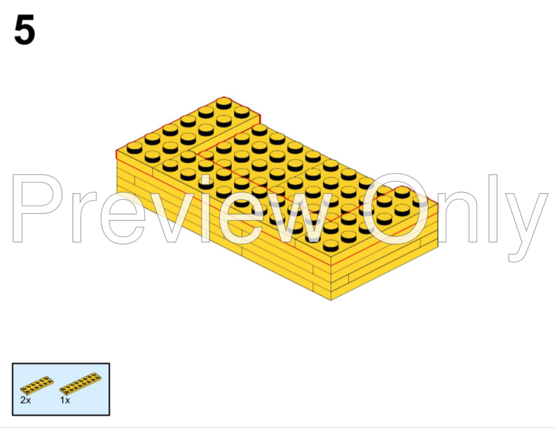 LEGO MOC Upscaled Inverted Slope 2x2 part 3660 by wimykema ...