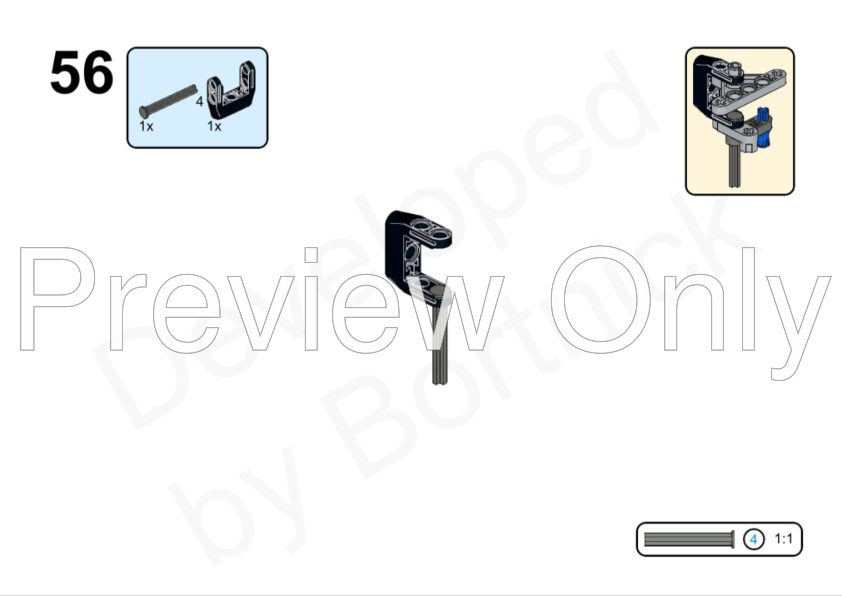 LEGO MOC RC Half-track by Bortnick | Rebrickable - Build with LEGO