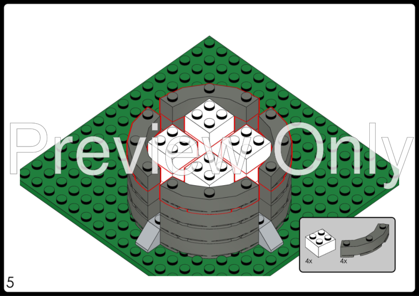 LEGO MOC Stone Tower - with 9 stud diameter base by Thomus_Bean ...