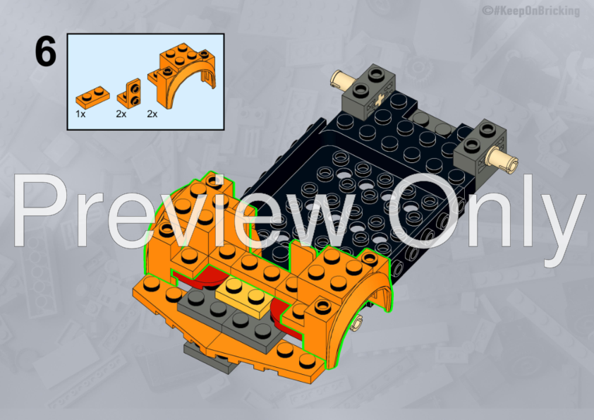 Lego Moc 76918 Speedy Peach By Keep On Bricking Rebrickable Build