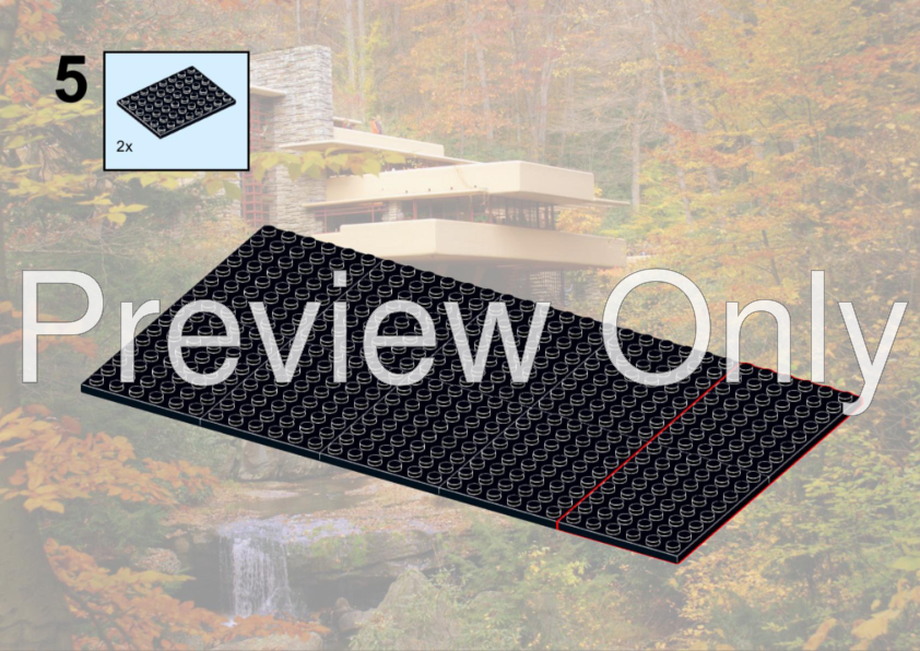 LEGO MOC Fallingwater in Autumn by BrickStudioArchitect | Rebrickable ...