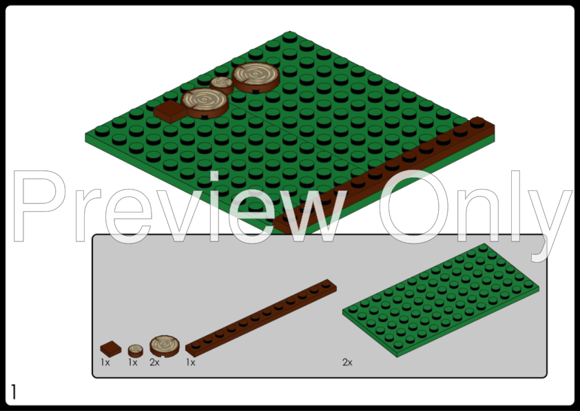 LEGO MOC Forestmen Display With Deer Skull by Thomus_Bean | Rebrickable ...
