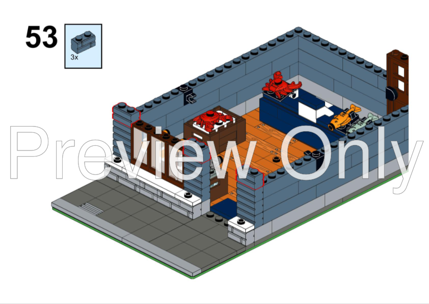 LEGO MOC Fish shop modular building by JuliaBuilds | Rebrickable ...