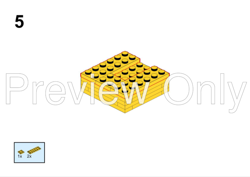 LEGO MOC Upscaled Inverted Slope 1x2 by wimykema | Rebrickable - Build ...