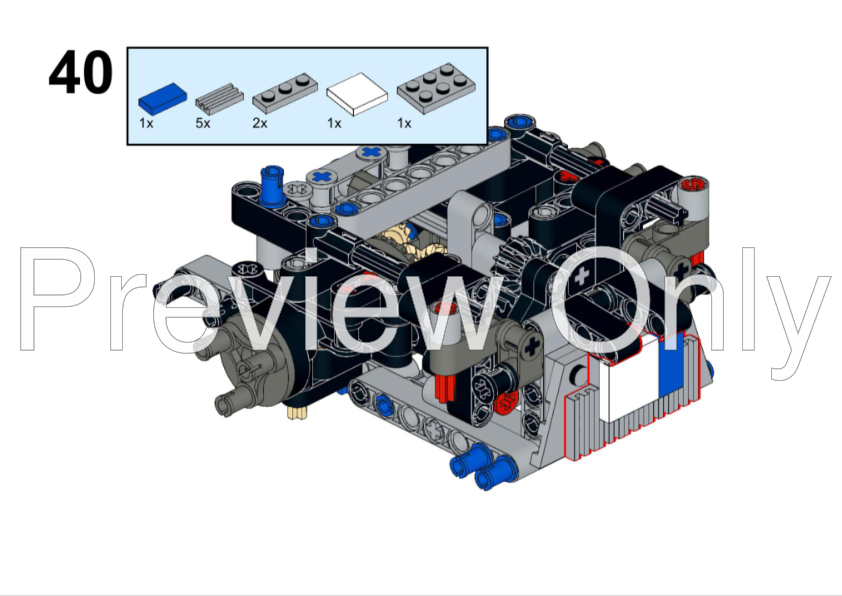 LEGO MOC 4WD drift car with BuWizz by valyer | Rebrickable - Build with ...