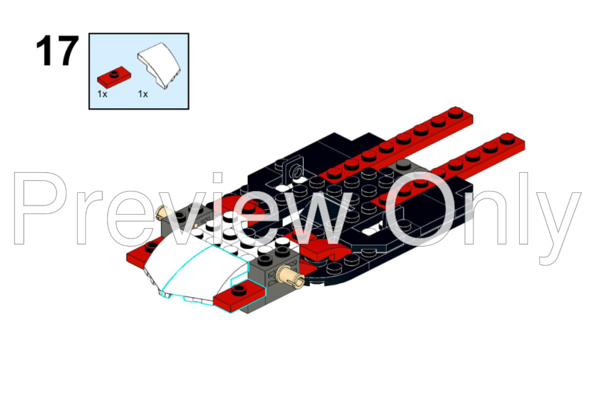 LEGO MOC Porsche Futuristic F1 by BrickAddiction | Rebrickable - Build ...