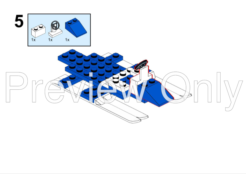 LEGO MOC Ice Surfer (Star Mail) by MaizeRanger | Rebrickable - Build ...