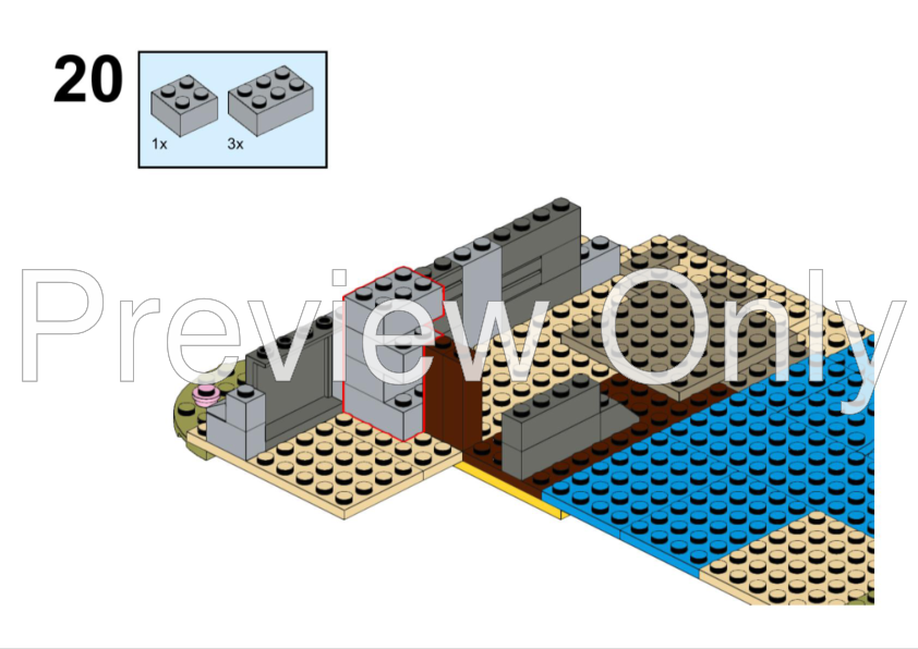 Lego Moc Falcon Knights Outpost By Fuzzybricks Rebrickable Build