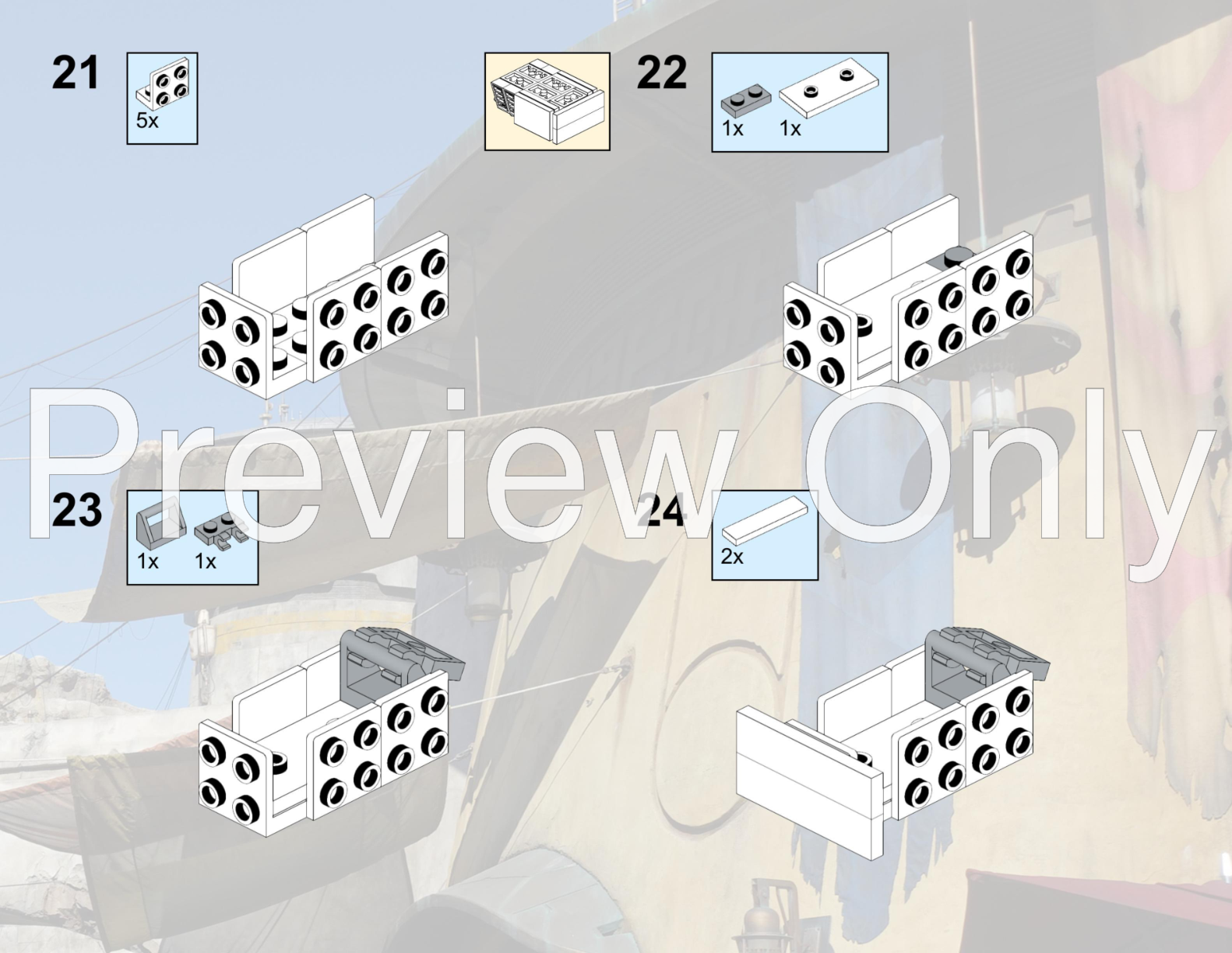 LEGO MOC The Ghost (from Rebels / Ahsoka) - Micro Scale by Building The ...