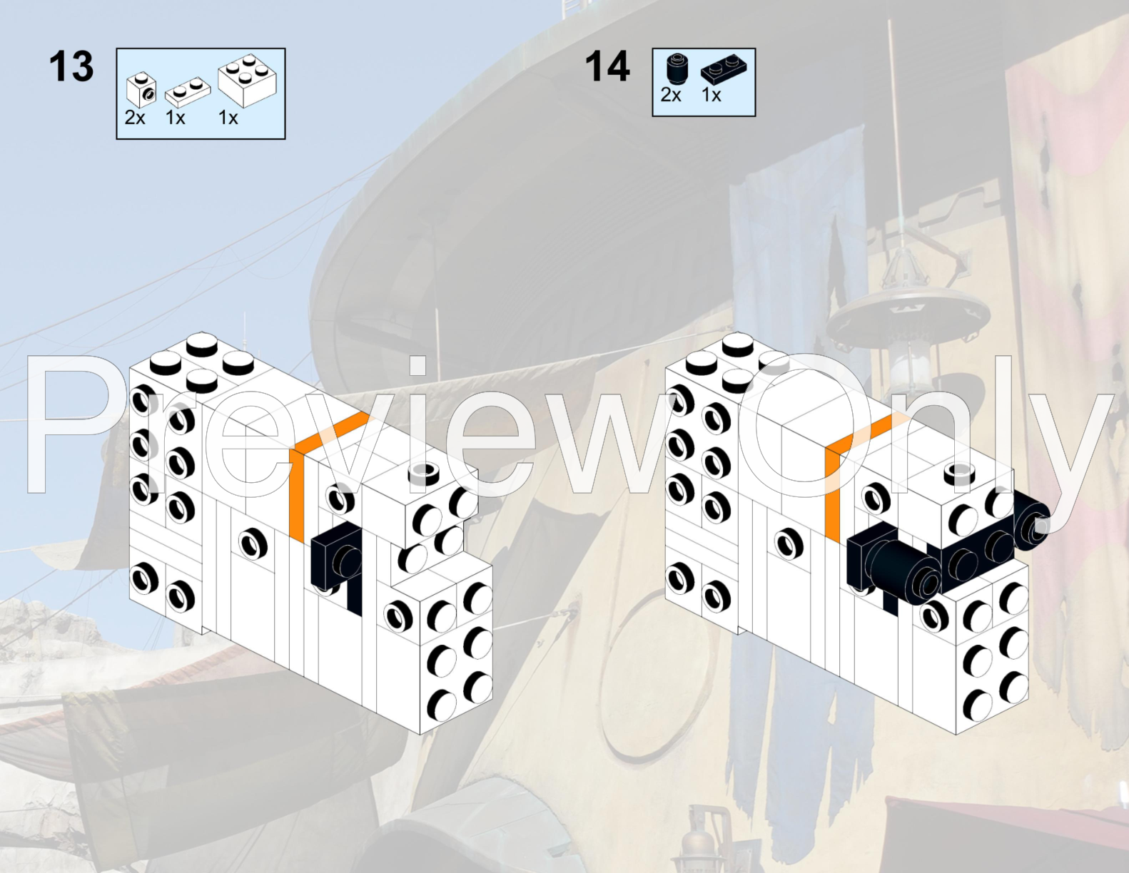 LEGO MOC The Ghost (from Rebels / Ahsoka) - Micro Scale by Building The ...