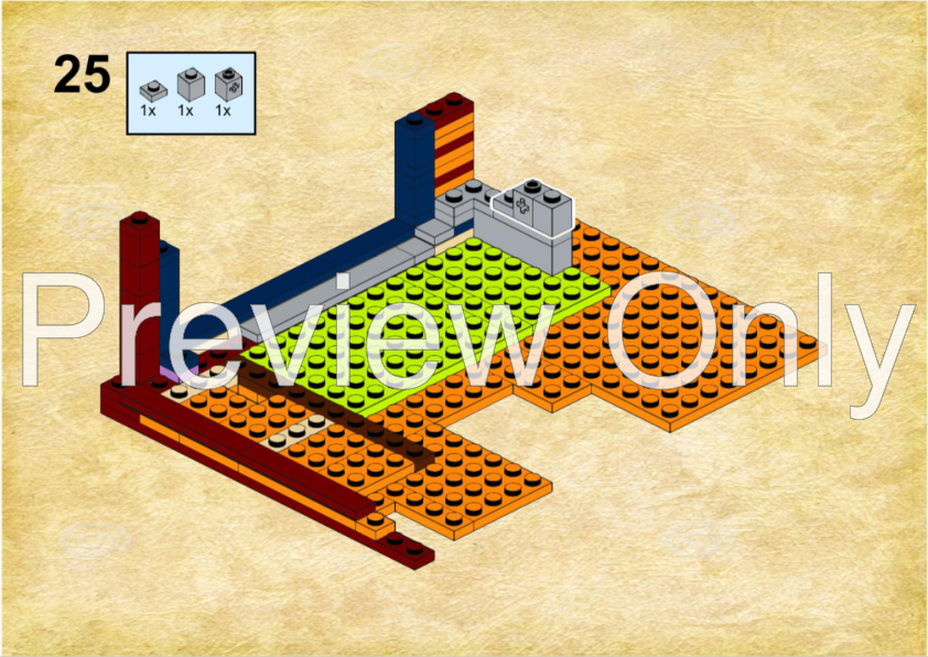 LEGO MOC 32x32x14 Marquetry Box for a Staunton Style Chess Set with a ...