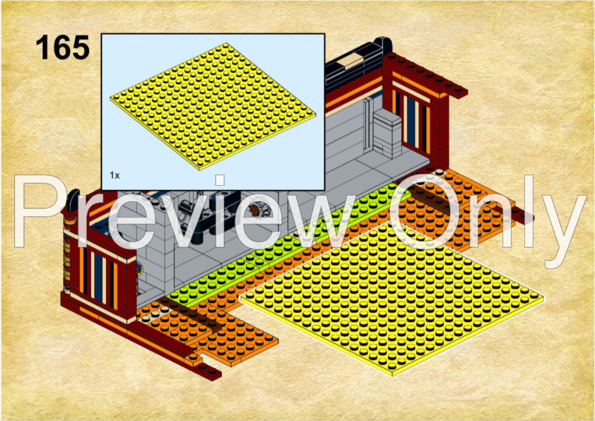 LEGO MOC 32x32x14 Marquetry Box for a Staunton Style Chess Set with a ...